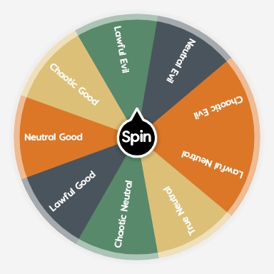 🔮 Moral Alignments 🔮 | Spin The Wheel - Random Picker