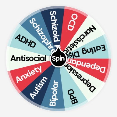Mental illnesses | Spin The Wheel - Random Picker