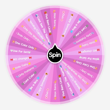 💖DTI Challenges💖 | Spin The Wheel - Random Picker