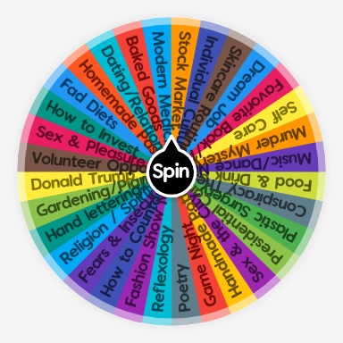 Weekly Topics | Spin the Wheel - Random Picker