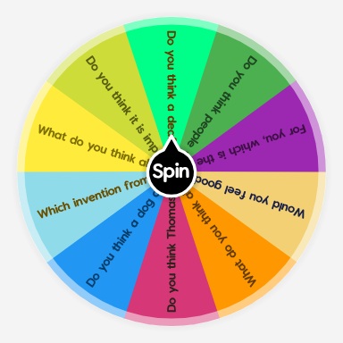 Random Get To Know You Questions | Spin The Wheel - Random Picker