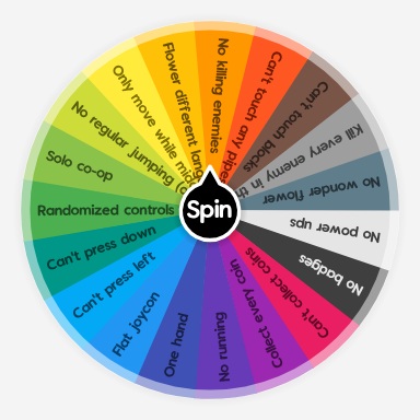 Mario Wonder Challenges | Spin the Wheel - Random Picker