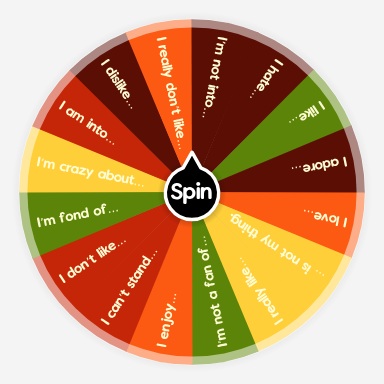 Spin & Speak : Likes & Dislikes | Spin The Wheel - Random Picker