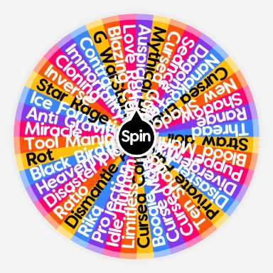 Copy of Copy of Cursed Technique | Spin the Wheel - Random Picker