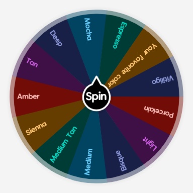 (E) Skin Tone | Spin the Wheel - Random Picker