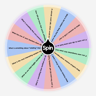 Asking the Important Questions | Spin the Wheel - Random Picker