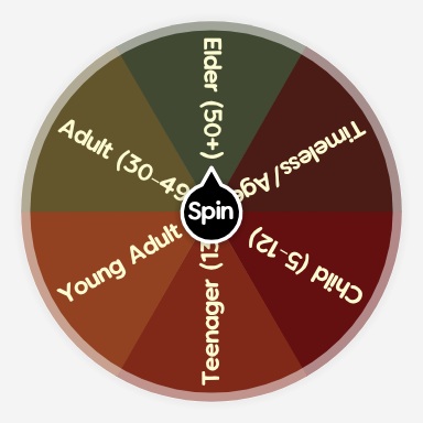 Age | Spin the Wheel - Random Picker