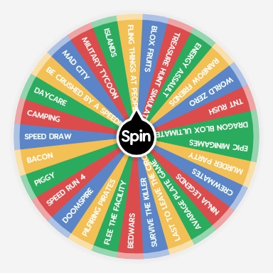 WHEEL OF ROBLOX GAMES | Spin the Wheel - Random Picker