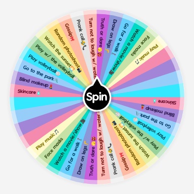Sleepover 🙂 | Spin The Wheel - Random Picker