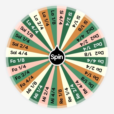 Notes wheel 🎹🎶 | Spin the Wheel - Random Picker