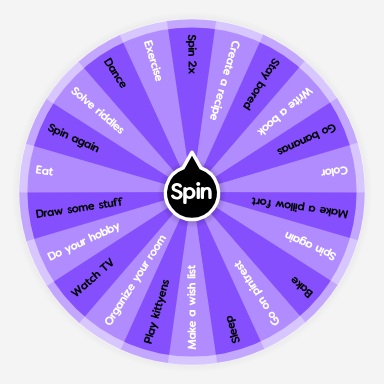 When You're Bored... | Spin the Wheel - Random Picker