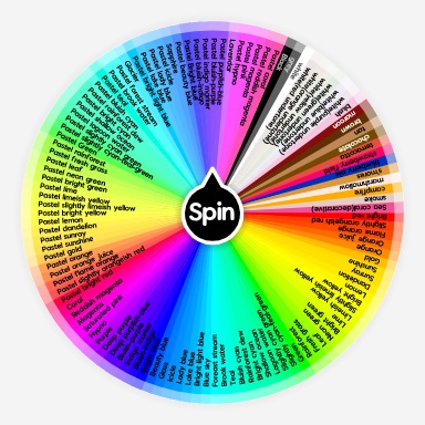 What color are you (overcomplicated) | Spin The Wheel - Random Picker