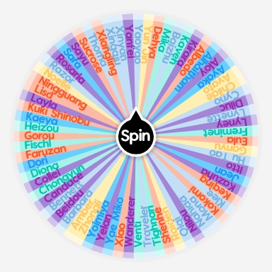 genshin impact characters | Spin the Wheel - Random Picker