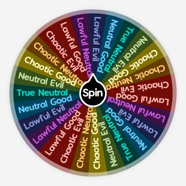 Moral Alignment | Spin The Wheel - Random Picker