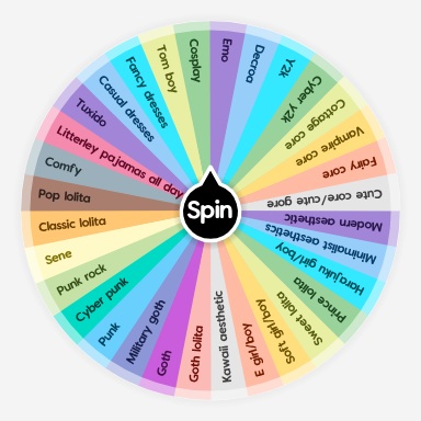 Copy of Fashion style | Spin the Wheel - Random Picker