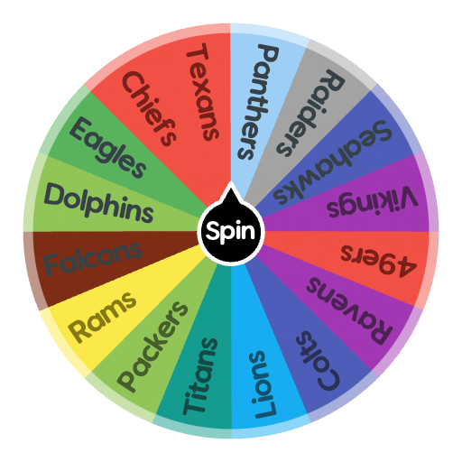 Upper Tier NFL Teams | Spin the Wheel - Random Picker