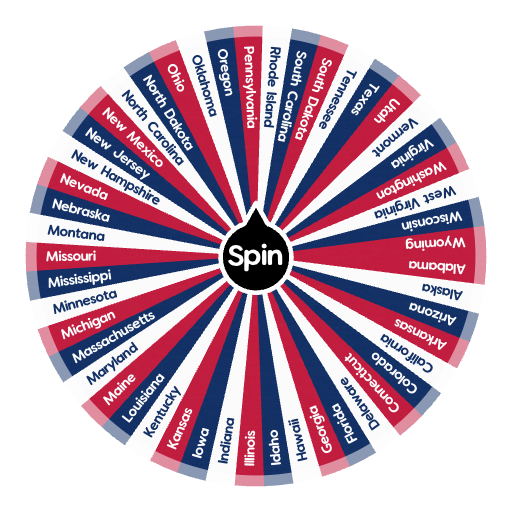 USA States | Spin the Wheel - Random Picker