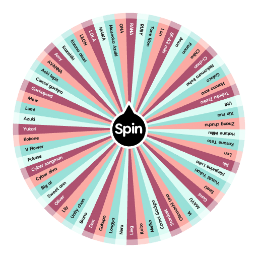 Vocaloid/UTAU Charaters wheel | Spin the Wheel - Random Picker