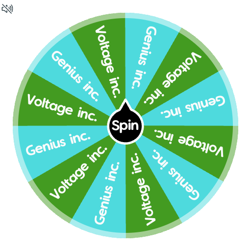 Voltage inc or Genius inc? | Spin The Wheel - Random Picker