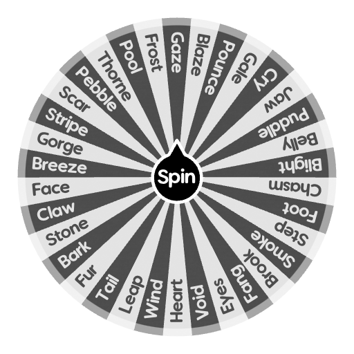 Warrior Cats (Suffixes) | Spin the Wheel - Random Picker