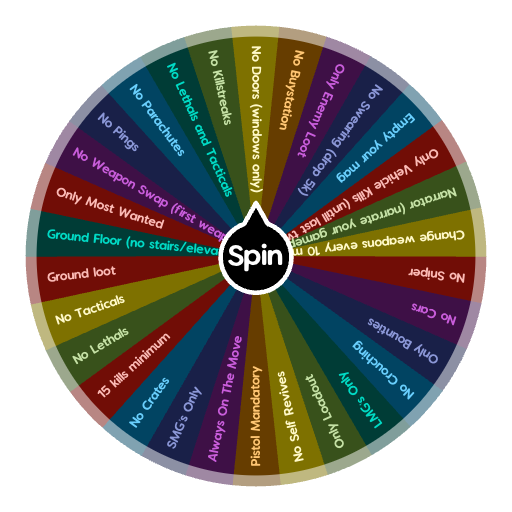 Warzone Challenges | Spin the Wheel - Random Picker