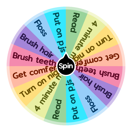 Weekend nightime routine | Spin the Wheel - Random Picker