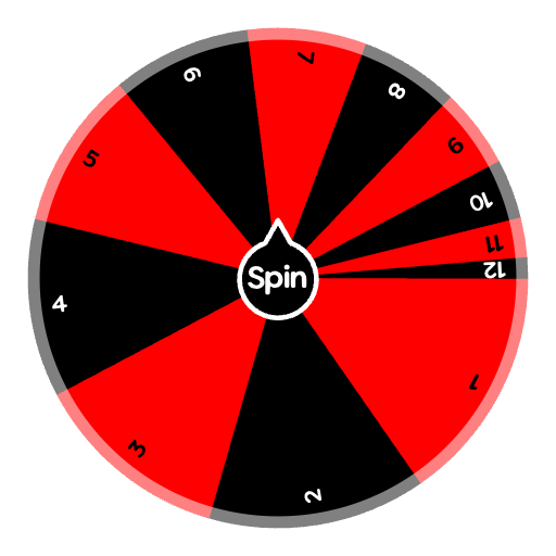 Weighted 1-12 Number Wheel | Spin the Wheel - Random Picker