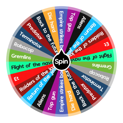 What 80s movies to watch | Spin the Wheel - Random Picker