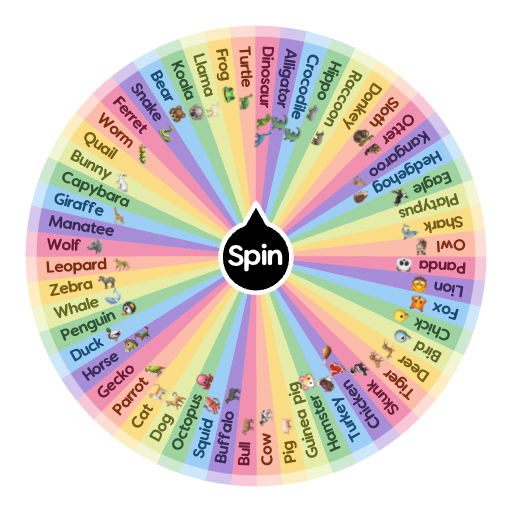 What Animal Are You? | Spin the Wheel - Random Picker