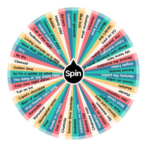What anime to watch next | Spin the Wheel - Random Picker
