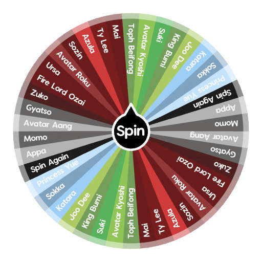 What Avatar Character Are you | Spin the Wheel - Random Picker
