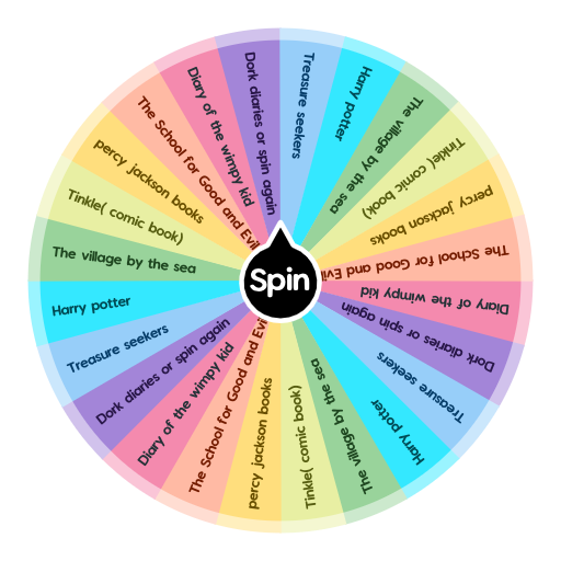 What book should you read today | Spin the Wheel - Random Picker