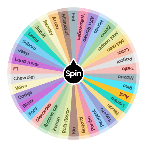 What car? | Spin the Wheel - Random Picker