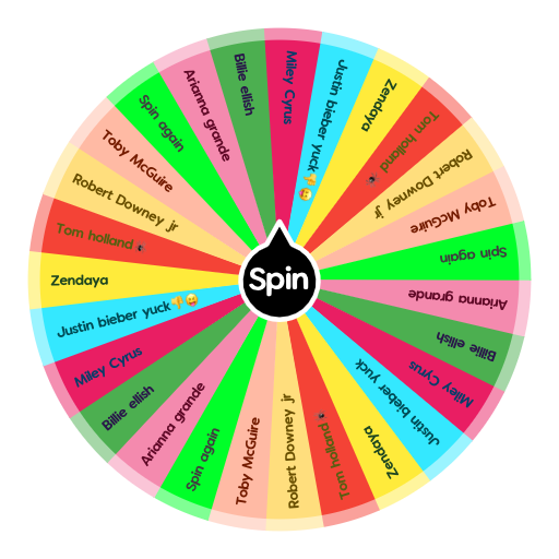What celebrity are you? | Spin the Wheel - Random Picker