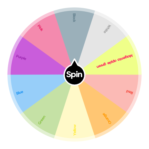 What colour do I use | Spin The Wheel App