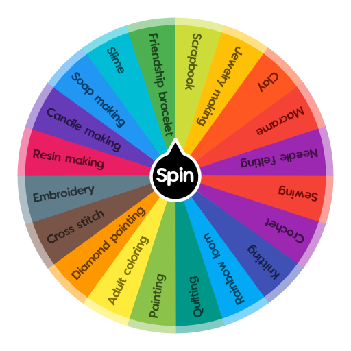 What craft to try | Spin the Wheel - Random Picker