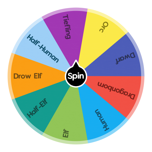 What D&D race should you be? | Spin the Wheel - Random Picker