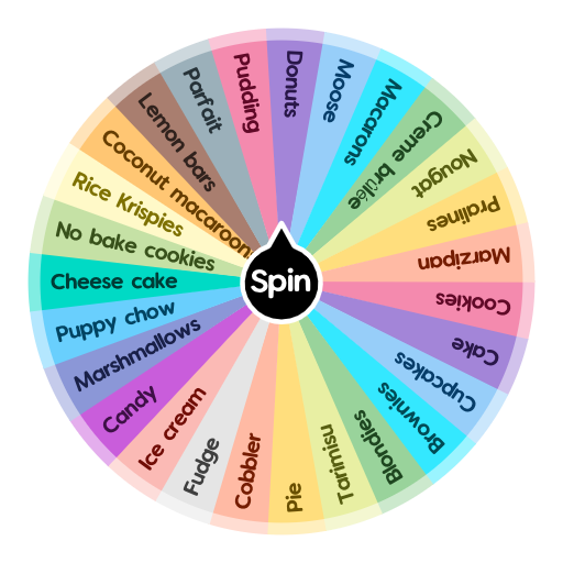 What dessert to make | Spin the Wheel - Random Picker