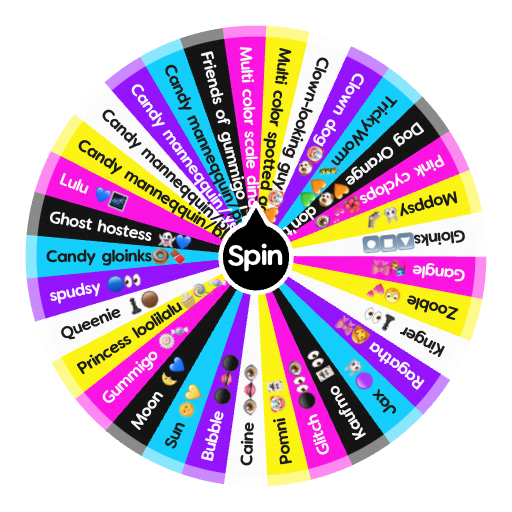What digital circus character are you? [🌺Sweet_candy💖] | Spin the Wheel ...