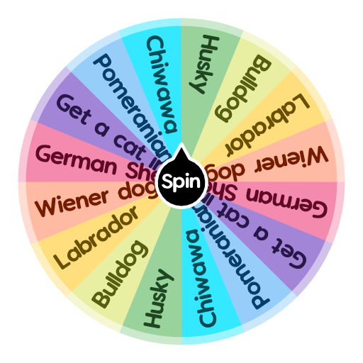 What dog should I get? | Spin the Wheel - Random Picker