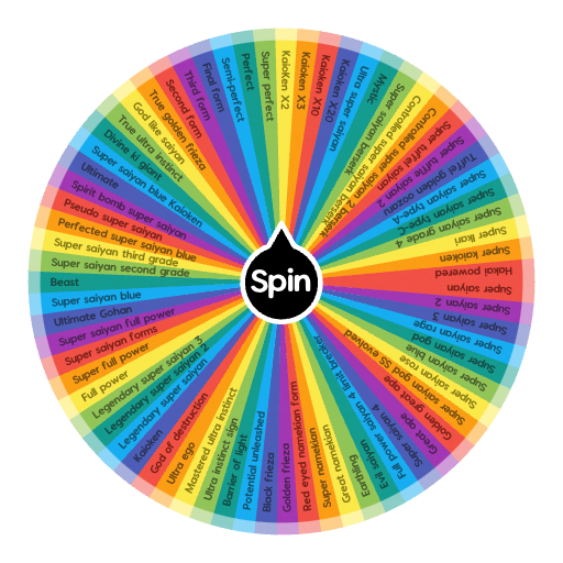 What dragon ball form are you | Spin the Wheel - Random Picker