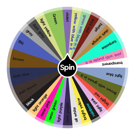 What eye color will you get? Try to get rainbow! | Spin the Wheel ...