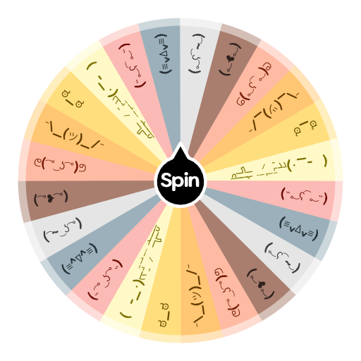 What face are you ( ͡ ͜ʖ ͡ ) | Spin the Wheel - Random Picker