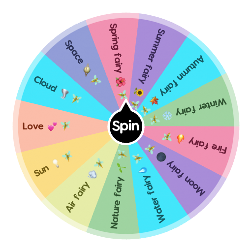 What fairy are you ? | Spin the Wheel - Random Picker