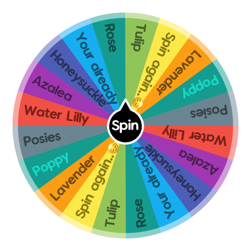 What flower are you??💐 | Spin the Wheel - Random Picker