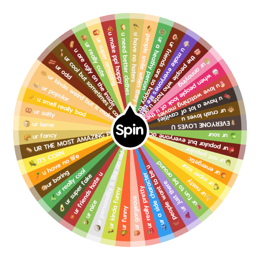 what food are you?? | Spin The Wheel App