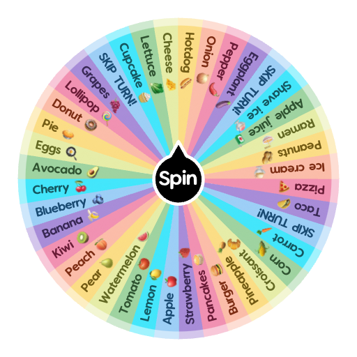 What food to draw? | Spin the Wheel - Random Picker