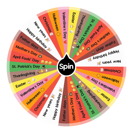 What holiday | Spin the Wheel - Random Picker