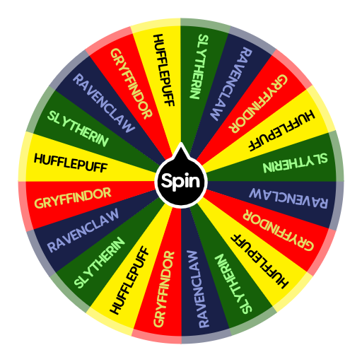 What house are u in(Harry Potter) | Spin The Wheel - Random Picker