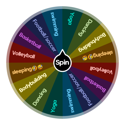 What is my sport type | Spin the Wheel - Random Picker